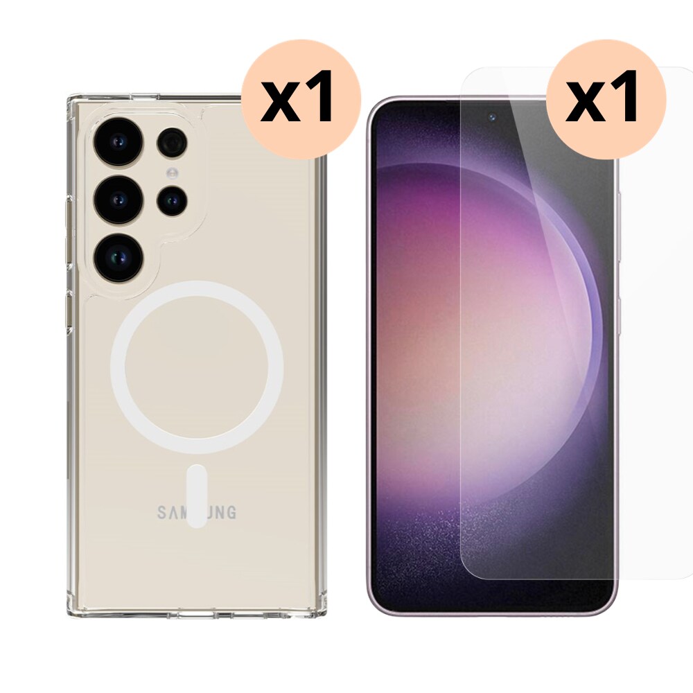 Köp Samsung Galaxy S24 Ultra Kit med MagSafe-skal och Skärmskydd online