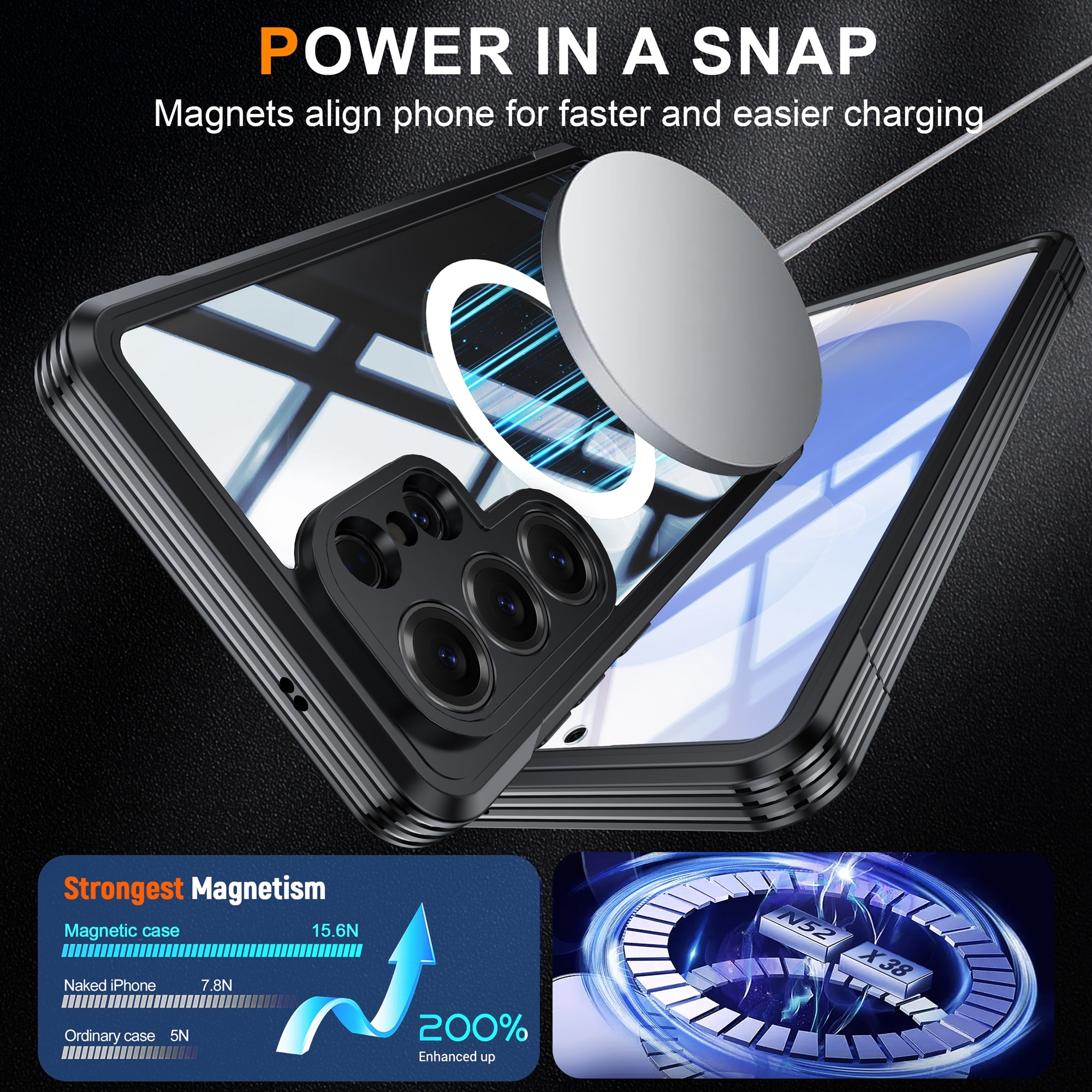 Köp Premium Full Protection Case Samsung Galaxy S26 Ultra Black online