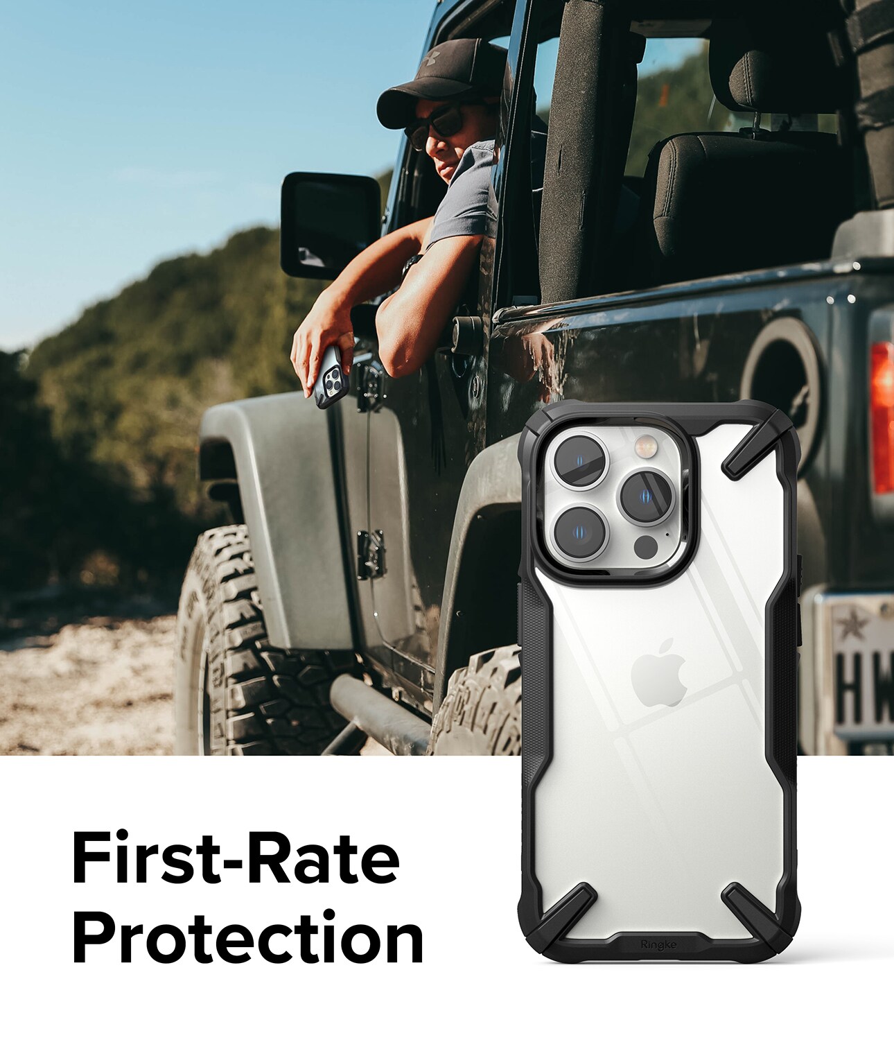 Köp Ringke Fusion X Case Apple iPhone 14 Pro Svart online